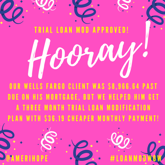 Successful Loan Modification Roundup Week of 3/9/18